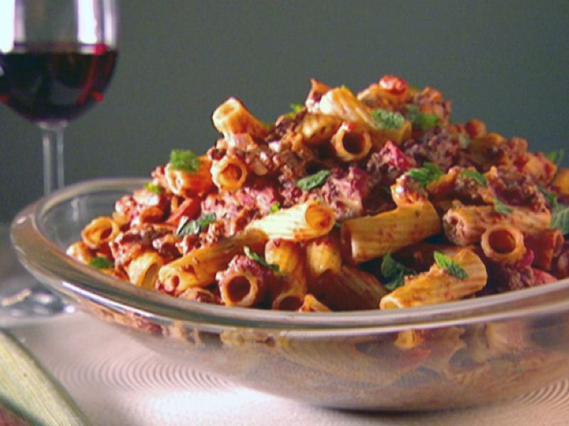 Fresh Rigatoni with Spicy Pork Ragu-The Yummy Taste of Pasta - Amazons ...